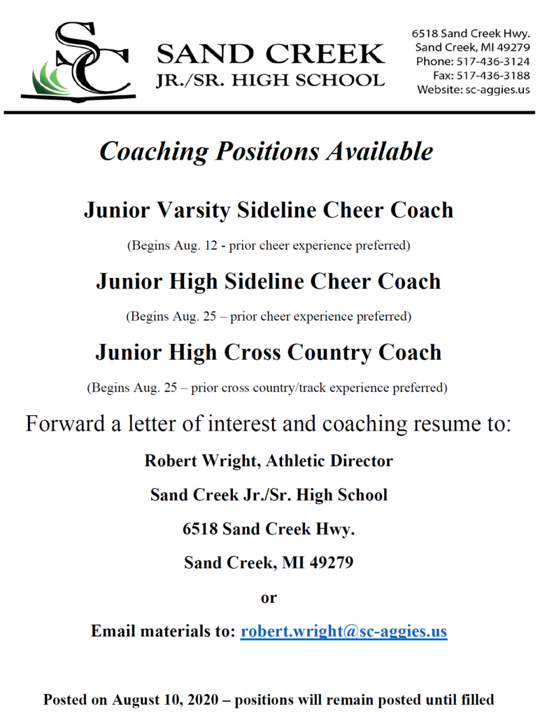 Sand Creek Community Schools